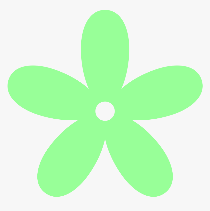 Mint Green Flower Clip Art