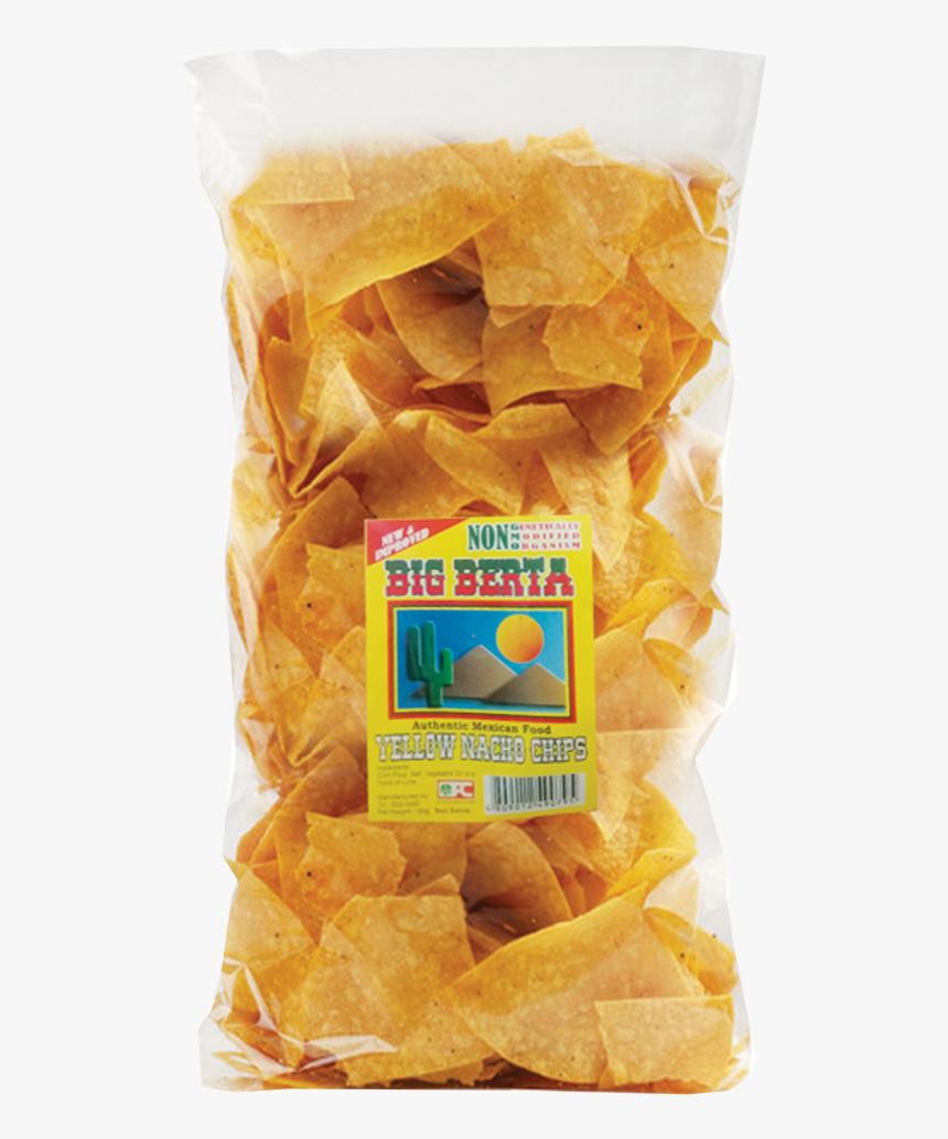 Yellow Nacho Chips 500g - Big Bertha Nacho Chips, HD Png Download ...