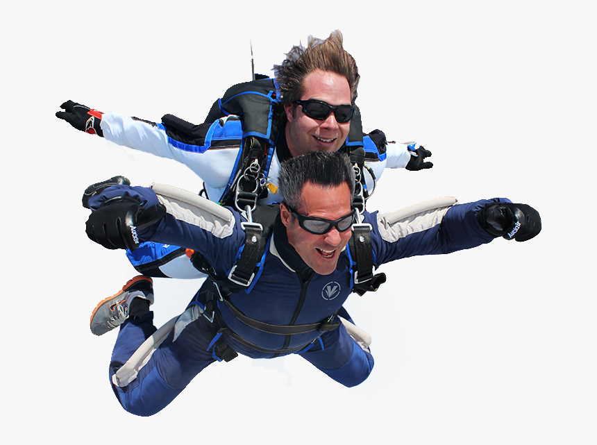 Tandem-skydiving - Skydiving Png, Transparent Png , Transparent Png ...