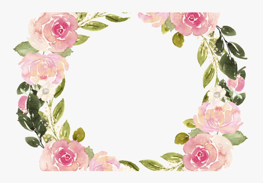 Clipart Resolution 1368*855 - Pink Flowers Wreath Png, Transparent Png ...