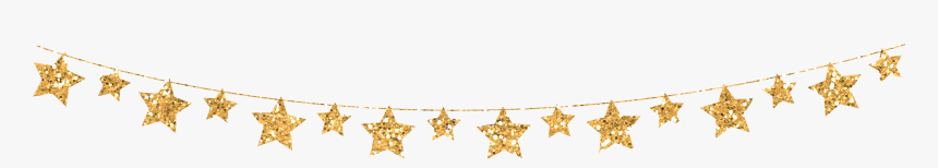 Garland Banner Flags Gold Glitter Freetoedit - Banner, HD Png Download ...