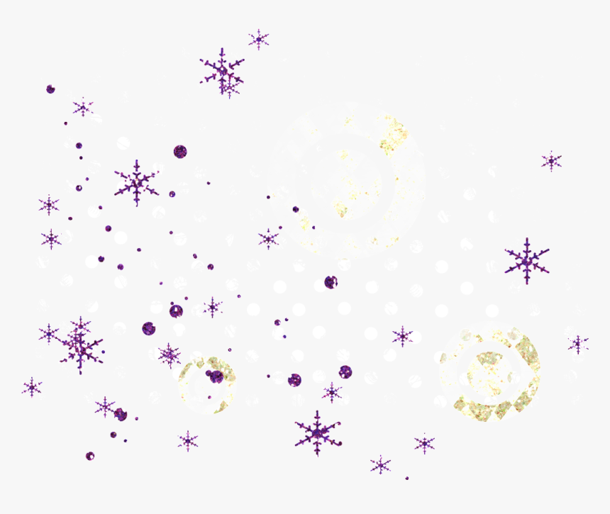 Painted Purple Small Snowflake Png Transparent - Transparent Snowflakes ...