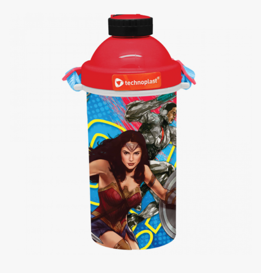 Justice League 3d Bottle 500 Ml - Water Bottle, HD Png Download ...