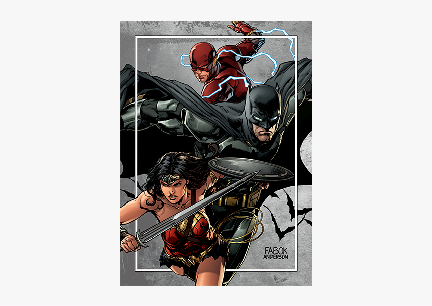 *the Justice League - Jason Fabok Art 2018, HD Png Download ...