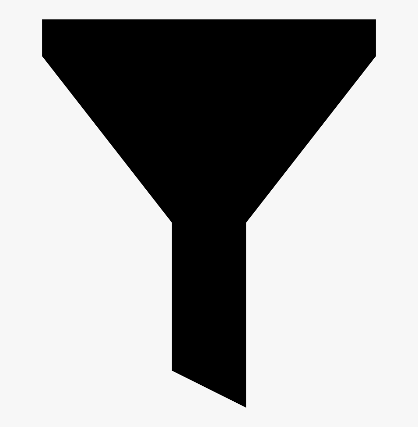Funnel, Black, Filter, Pictogram - Filter Icon, HD Png Download ...