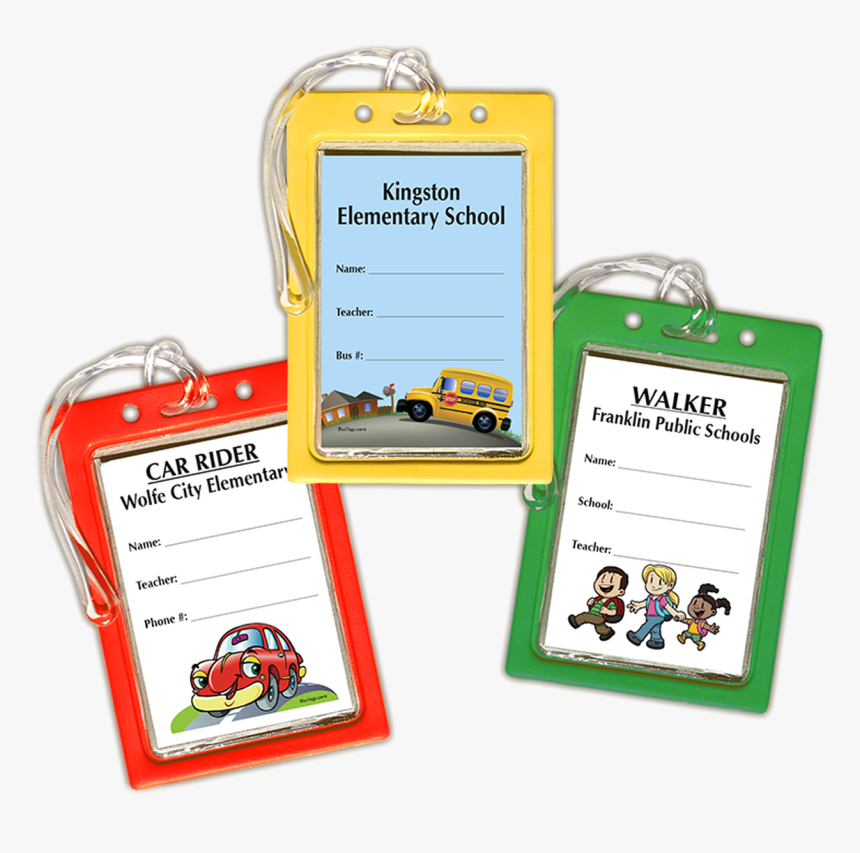 Free Car Rider Tags Template