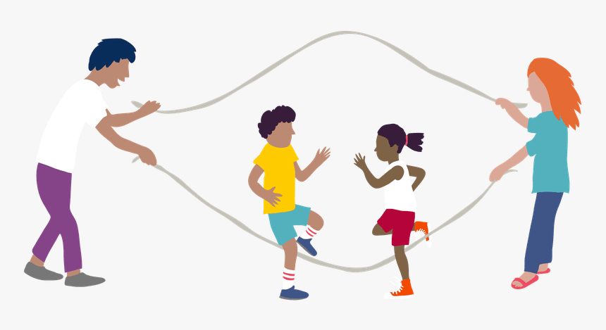 Clip Art Family And Childhood Fitness - Skipping Rope, HD Png Download ...