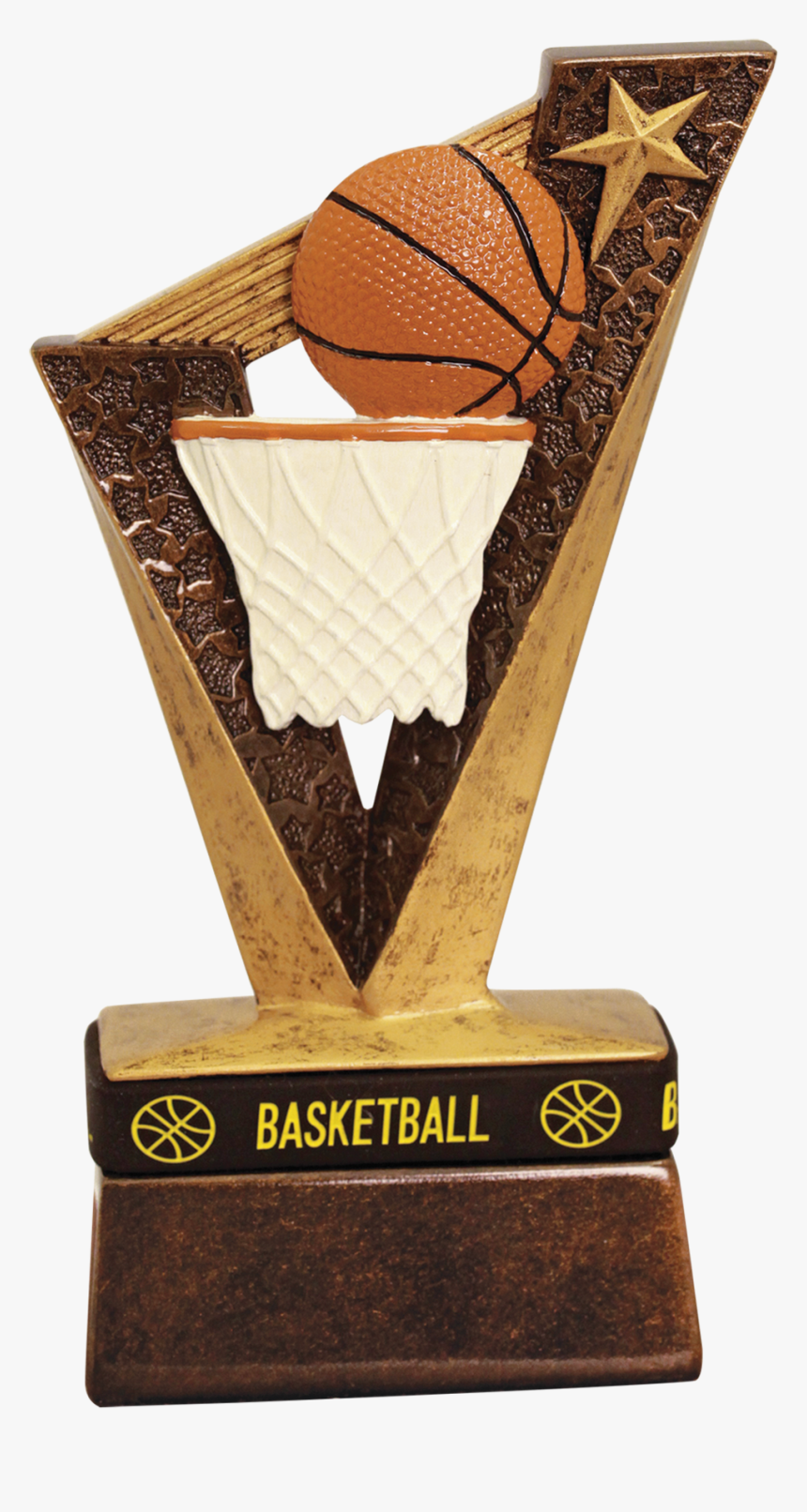 Basketball Trophy Sample Plaque, HD Png Download , Transparent Png ...