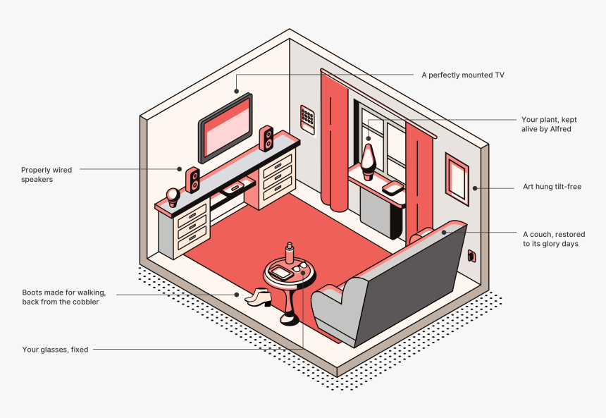 Hello Alfred App Full Interface, HD Png Download , Transparent Png ...