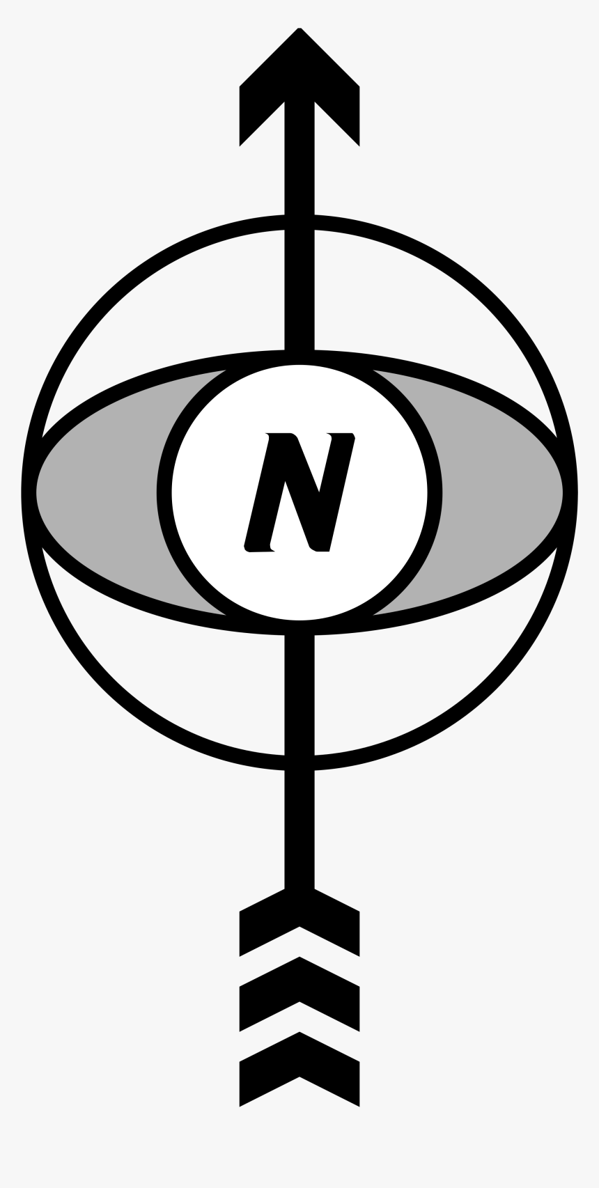 North Arrow Sun Block - Architectural North Orientation Png ...