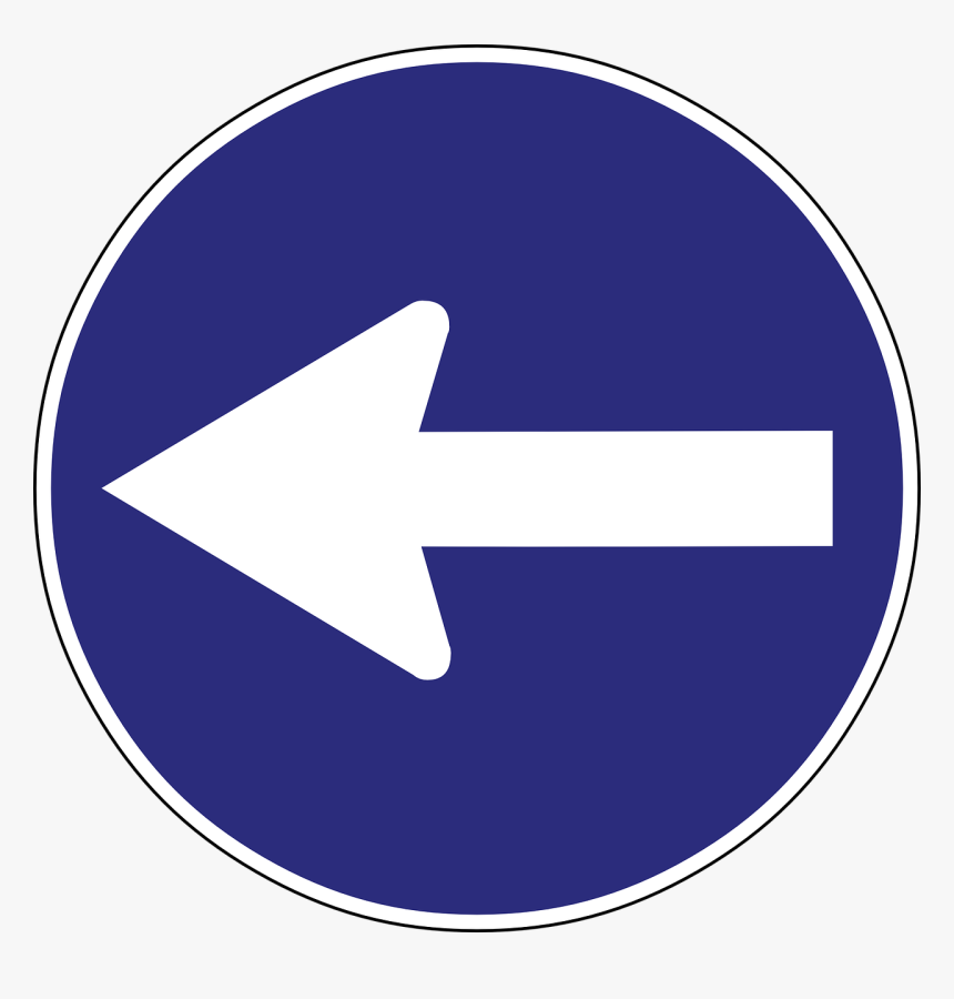 Obligation Traffic Signs, HD Png Download , Transparent Png Image - PNGitem