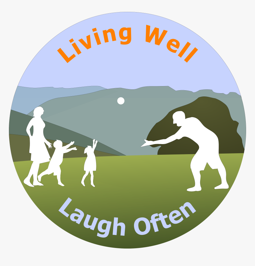 Living Well Laugh Often Logo 4 Clip Arts - Illustration, HD Png ...