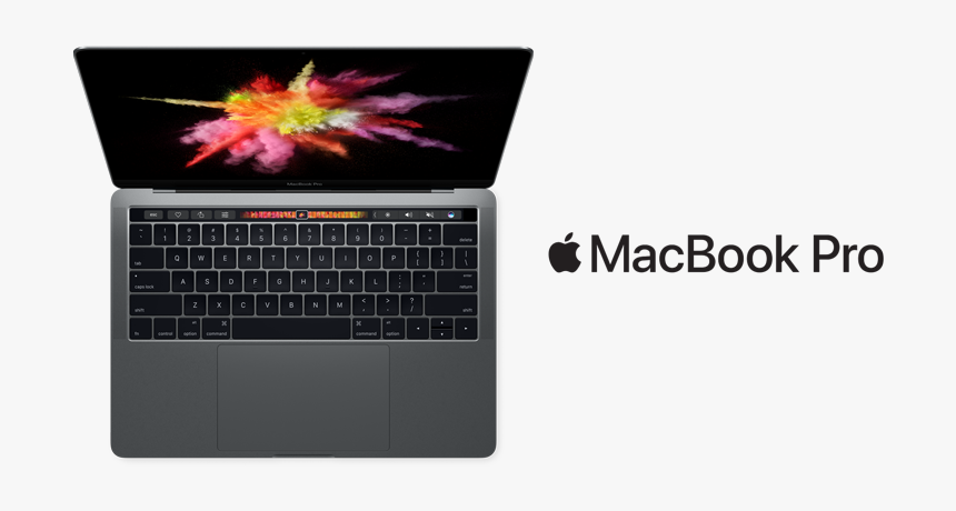 Macbook Pro With Touch Bar - Flat Panel Display, HD Png Download ...
