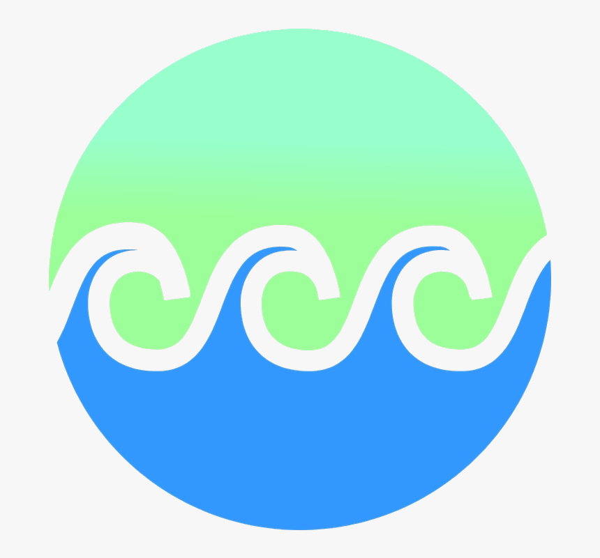 Wave Tidal Clipart Buy Clip Art Beach Logo Transparent - Circle, HD Png ...
