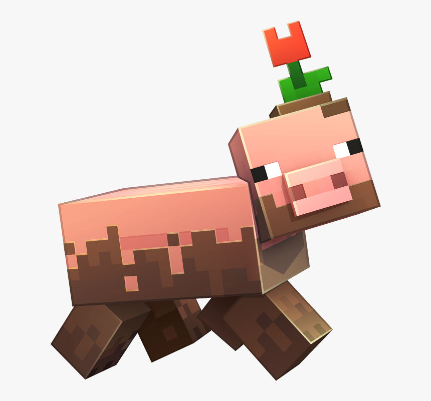 Minecraft Earth Muddy Pig, HD Png Download , Transparent Png Image ...