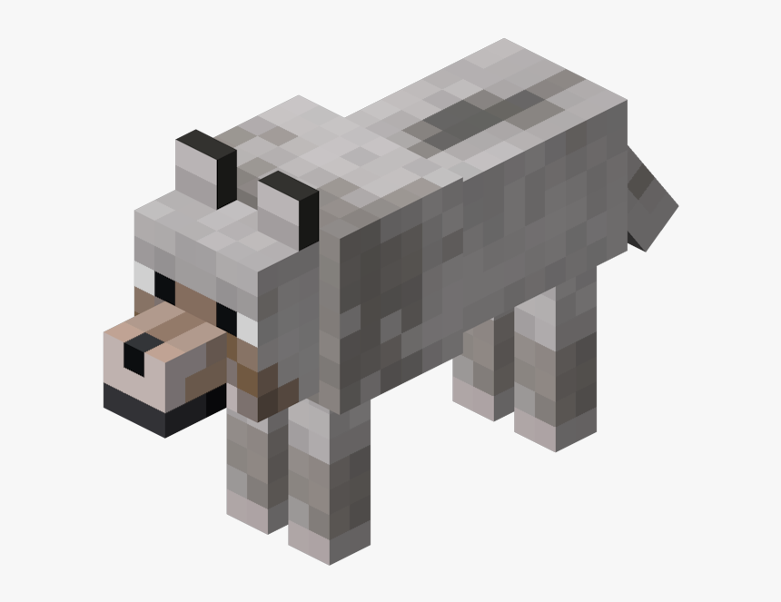 200px Wolf Wild Minecraft Png - Minecraft Wolf, Transparent Png ...
