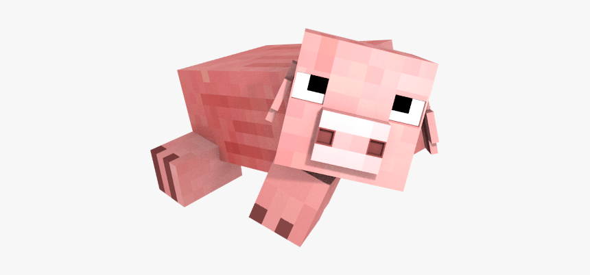 Minecraft Pig Lying Down - Minecraft Sticker Pig, HD Png Download ...