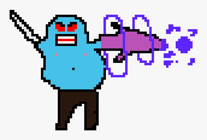 Pixel Art Fat Man, HD Png Download , Transparent Png Image - PNGitem