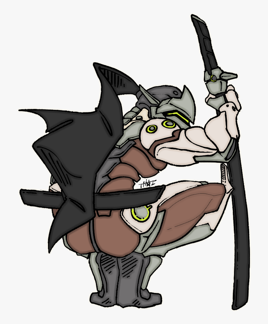 Genji Butt Gif, HD Png Download , Transparent Png Image - PNGitem