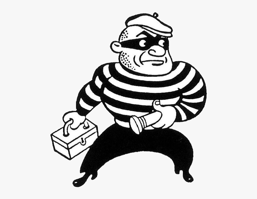 Robbers Clipart Black And White