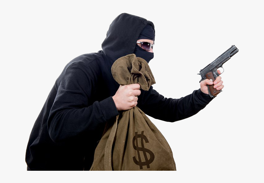 Armed Robber Transparent Background - Armed Robbery, HD Png Download ...