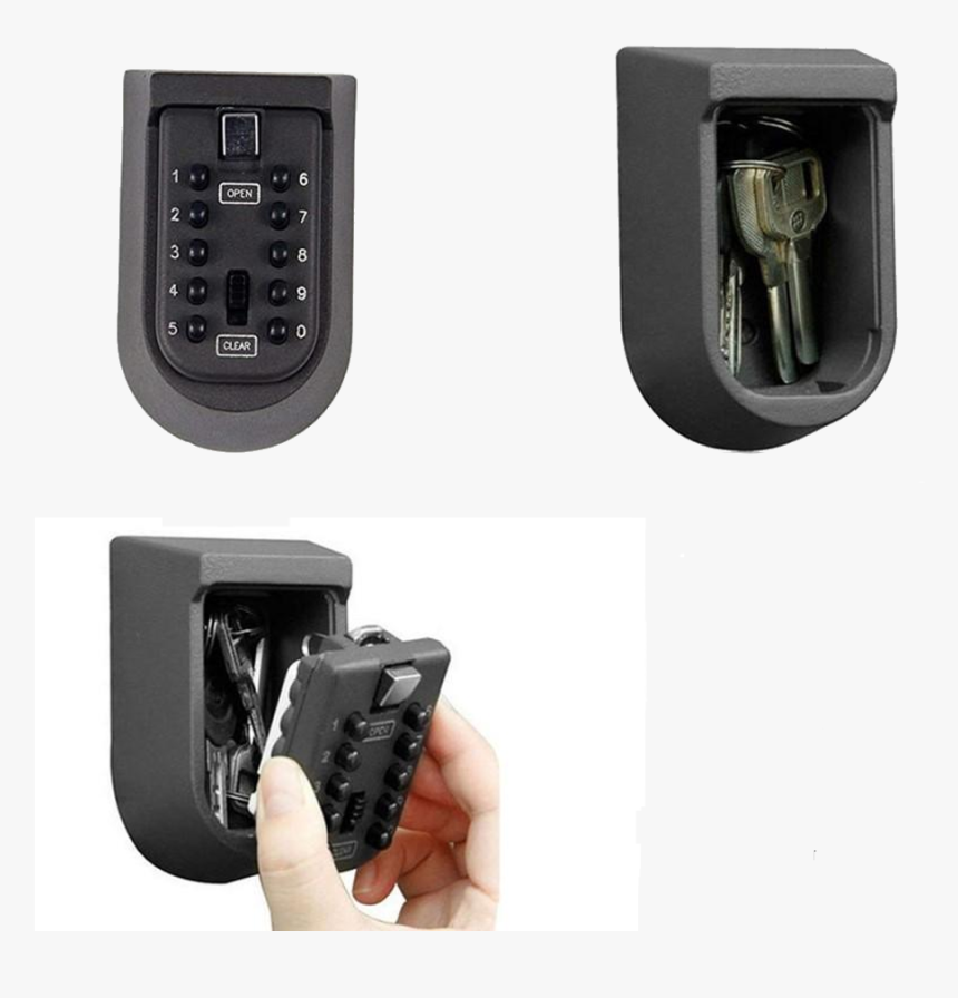 Keyless Entry Outdoor Safe Class - Door Key Safe Box, HD Png Download ...
