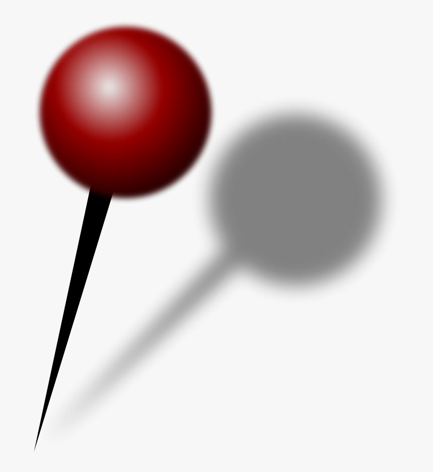 Push Pin Clip Art At Vector Clip Art - Pin Png, Transparent Png ...