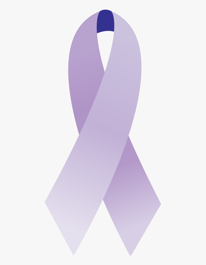 Free Lavender Cancer Ribbon, HD Png Download , Transparent Png Image ...