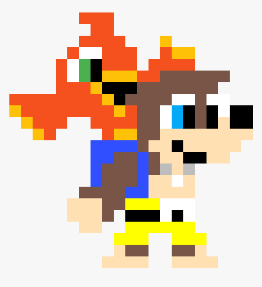 8 Bit Banjo Kazooie, HD Png Download , Transparent Png Image - PNGitem