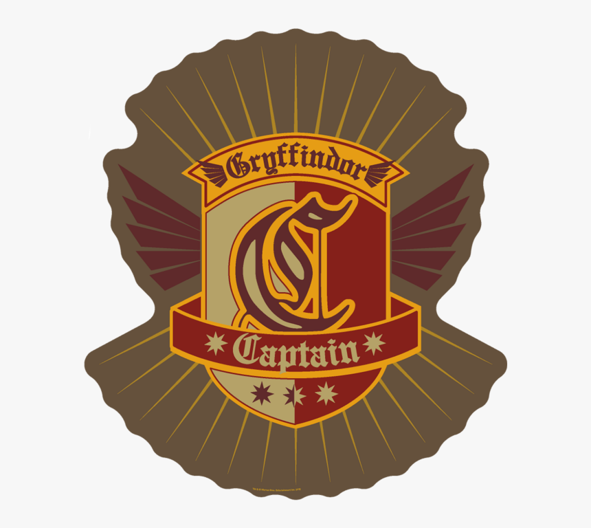 Harry Potter Wiki - Gryffindor Quidditch Captain Badge, HD Png Download ...