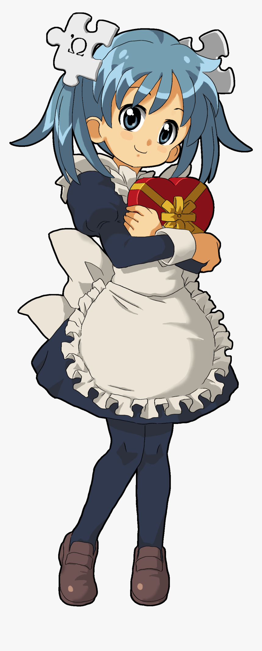 Wikipe-tan At Valentine S Day - Wikipe Tan, HD Png Download ...