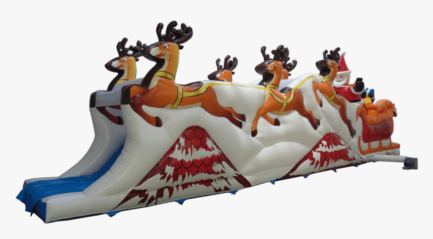 Santa Sleigh Obstacle - Amusement Ride, HD Png Download , Transparent ...