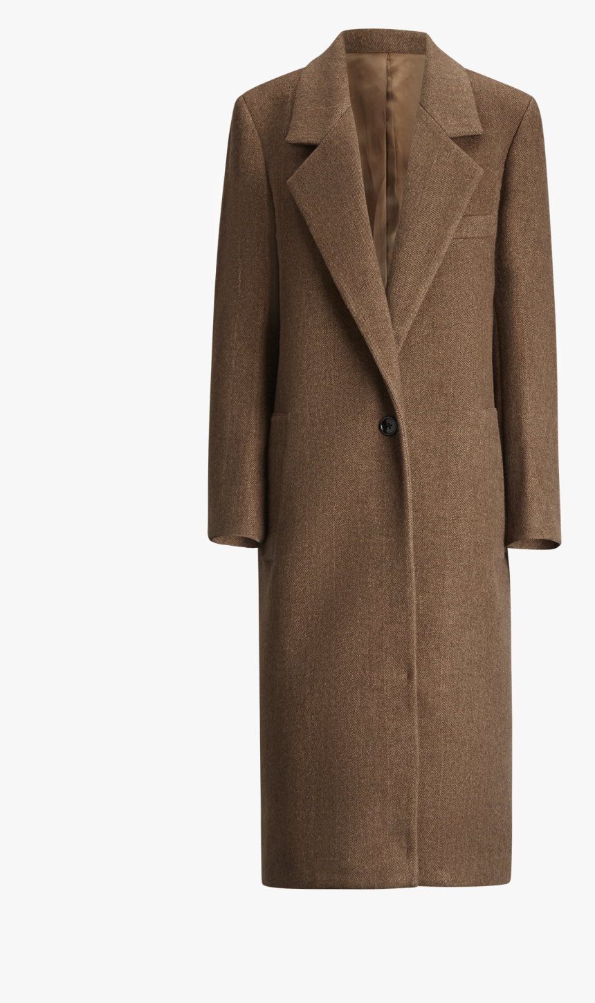 Joseph, Captain Giant Chevron Coat, In Tobacco - Overcoat, HD Png ...