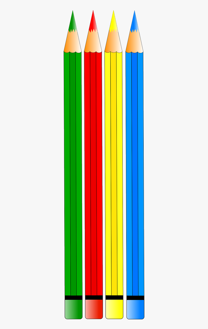 Three Color Pencil Png, Transparent Png , Transparent Png Image - PNGitem