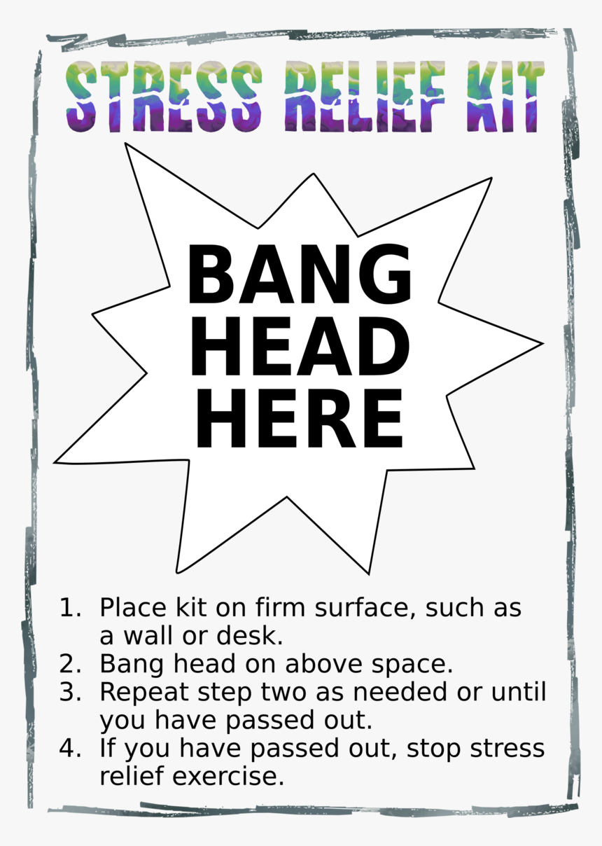 Stress Relief - Paper, HD Png Download , Transparent Png Image - PNGitem