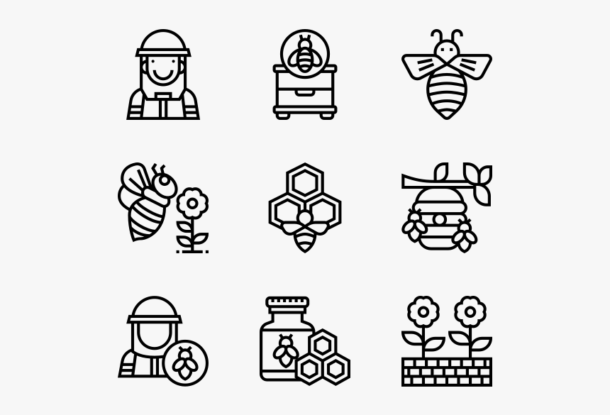 Apiary - Design Vector Icon, HD Png Download , Transparent Png Image ...