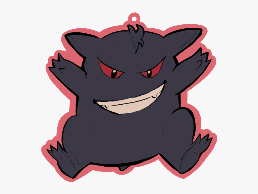Gengar Small - Cartoon - Cartoon, HD Png Download , Transparent Png ...