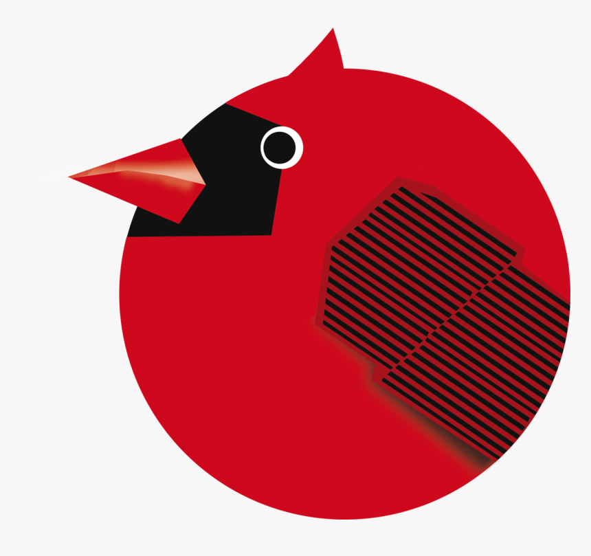 Rode Kardinaal - Northern Cardinal - Cardinal Rouge - Circle, HD Png ...