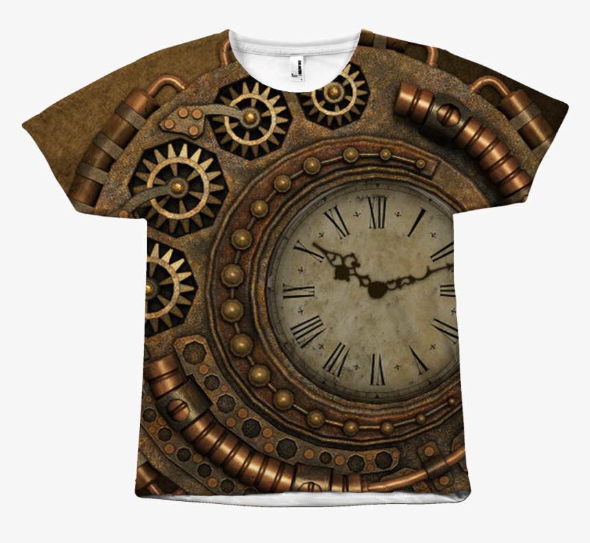 Clockwork Steampunk Shirt - Clock Steampunk Png, Transparent Png ...