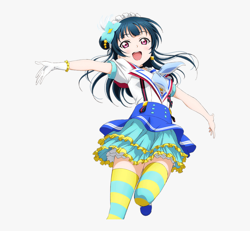 Transparent Live Png - Yohane Aozora Jumping Heart, Png Download ...
