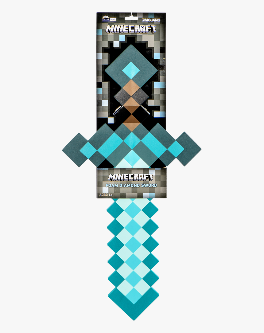 Minecraft Foam Diamond Sword, , Large - Minecraft Foam Sword, HD Png ...