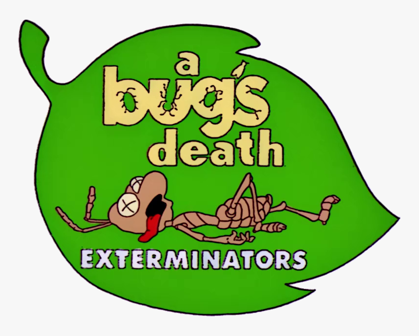 A Bug S Death Exterminators - Simpsons Bug, HD Png Download ...