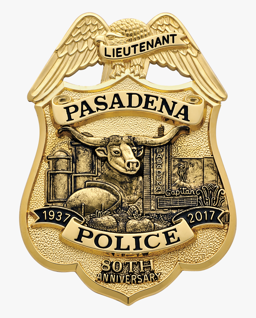Pasadena Texas Police Badges, HD Png Download , Transparent Png Image ...