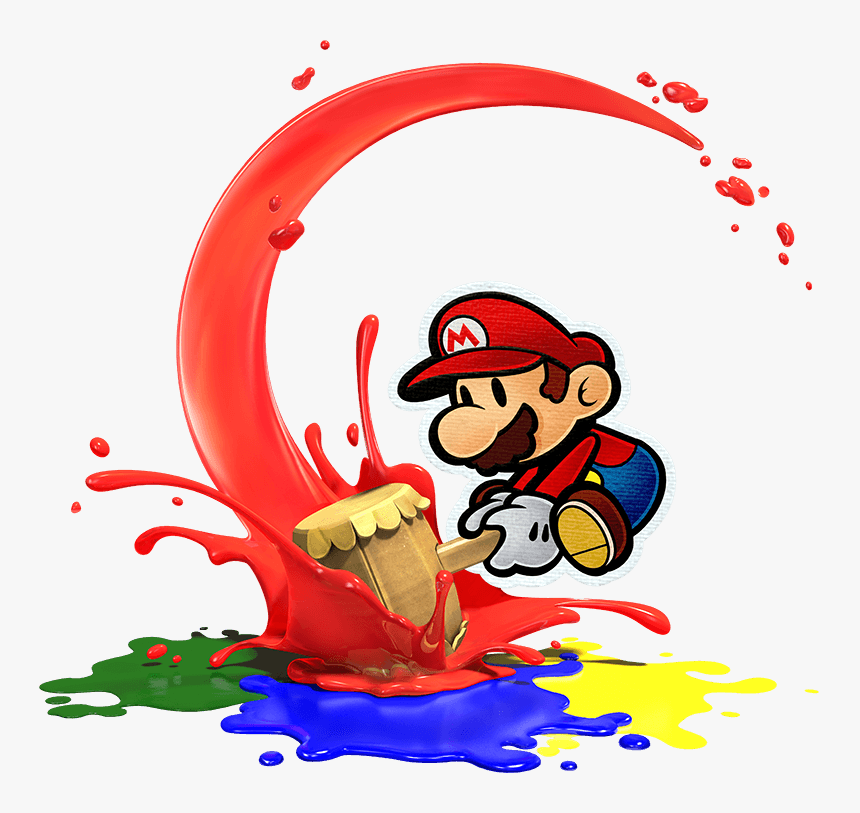 Mario - Mario Bros Color Splash, HD Png Download , Transparent Png ...