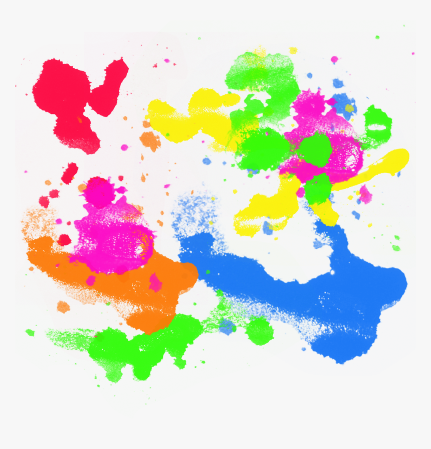 Colorful Splatter Png - Color Splash Full Png, Transparent Png ...