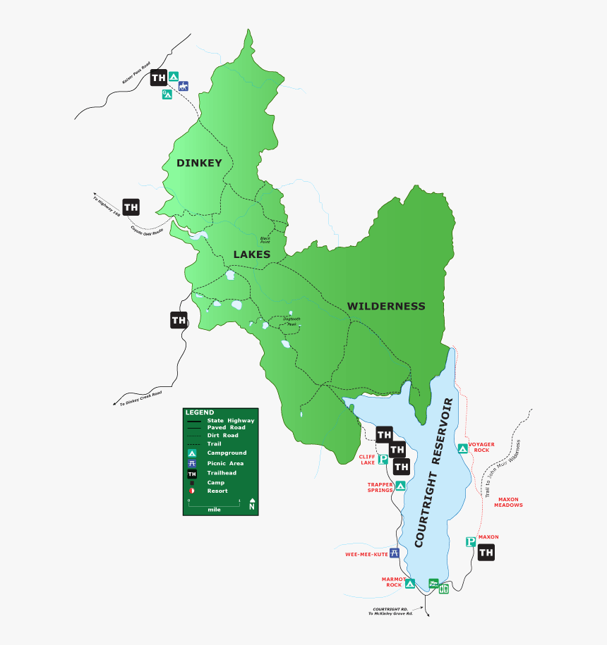 Dinkey Lakes Map - Atlas, HD Png Download , Transparent Png Image - PNGitem