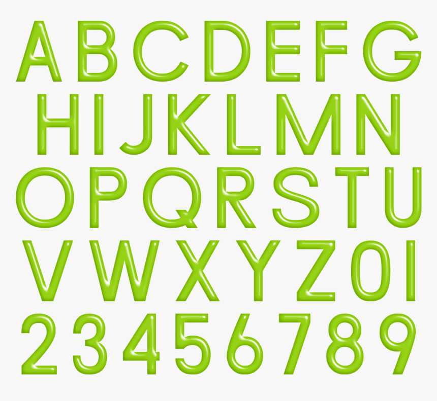 Alphabet Png, Lettres, Chiffres - Graphic Design, Transparent Png ...