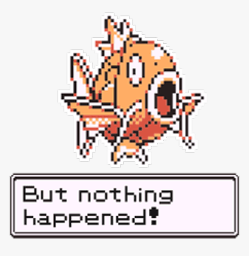 #pokemon #magikarp #freetoedit - Magikarp But Nothing Happened, HD Png ...