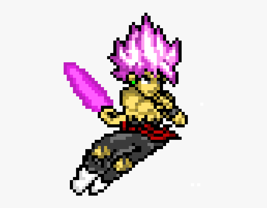 Super Saiyan Goku Ssj Pixel Art, HD Png Download , Transparent Png ...