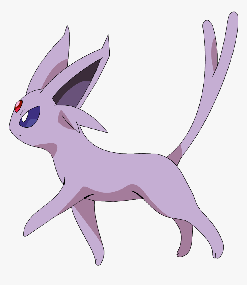 #pokemon #espeon #anime - Espeon Pokemon Side View, HD Png Download ...